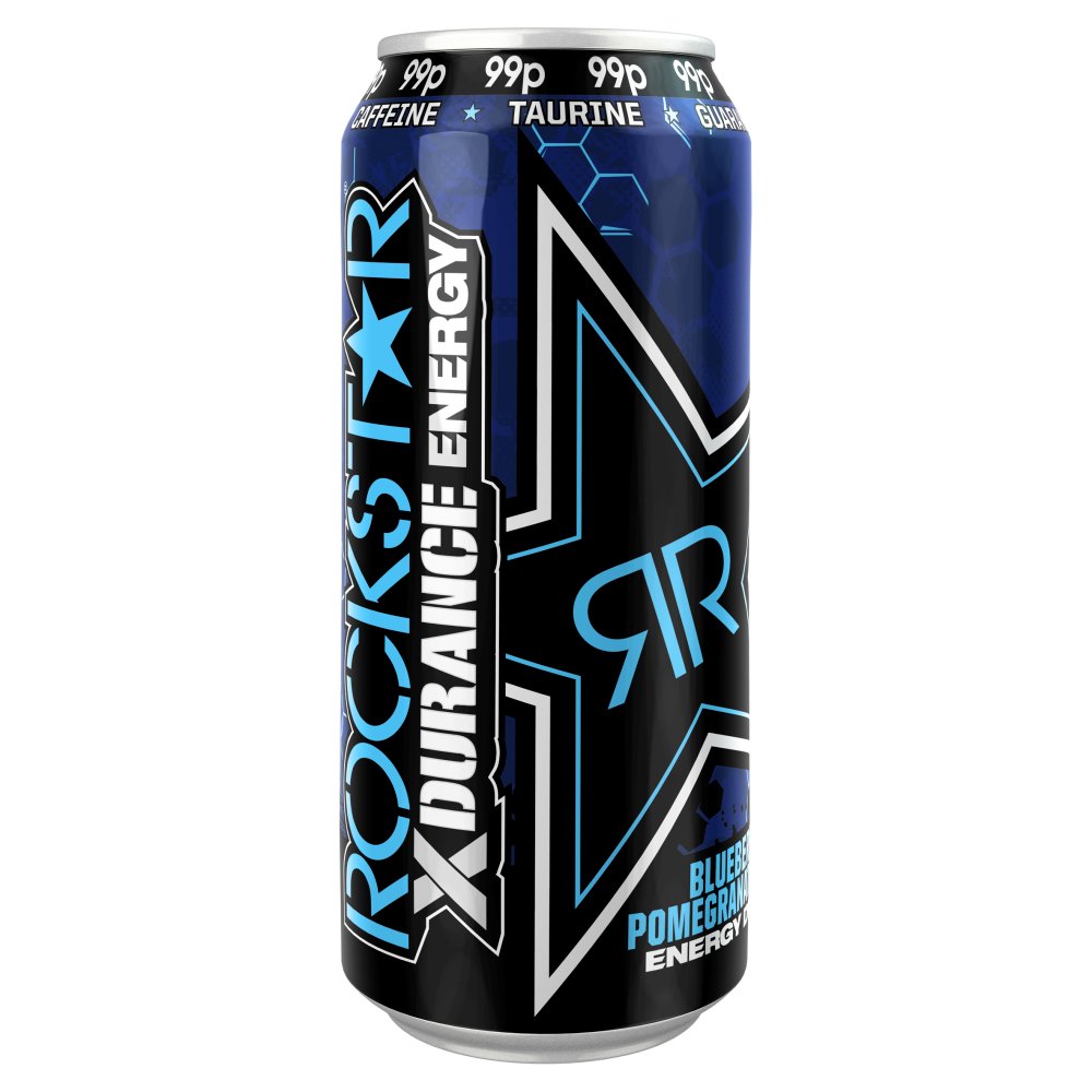 Rockstar Xdurance Blueberry, Pomegranate & Acai Energy Drink 12x500ml ...